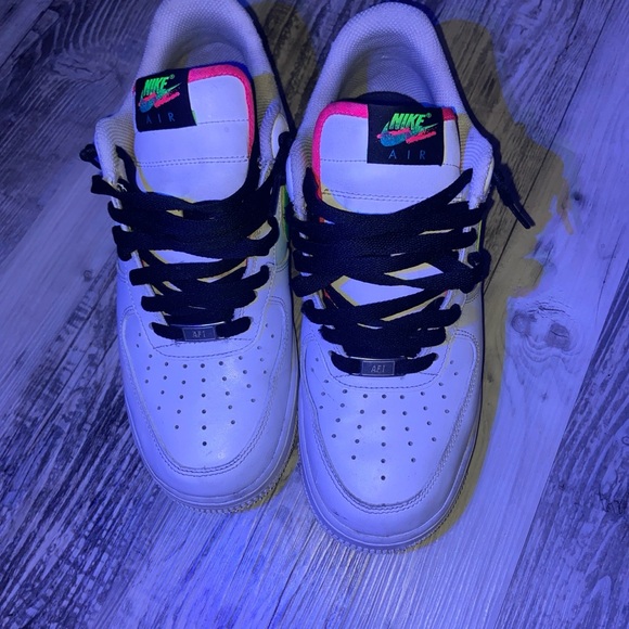 Nike | Shoes | Brand New Gothic Neon Air Force | Poshmark